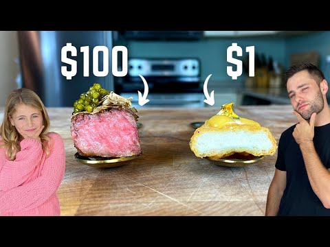 $1 vs $100 bite - what does an 8 yr old like more? #shorts