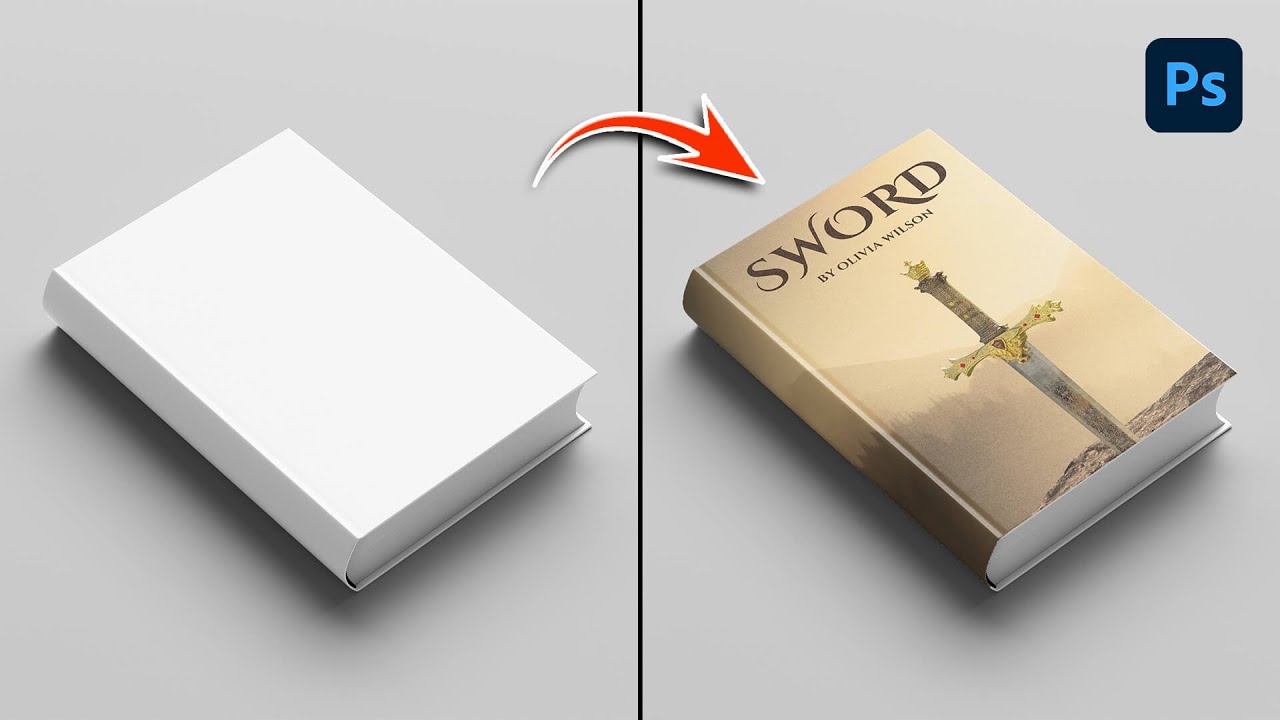 How to Make Book Cover Mockup in Photoshop