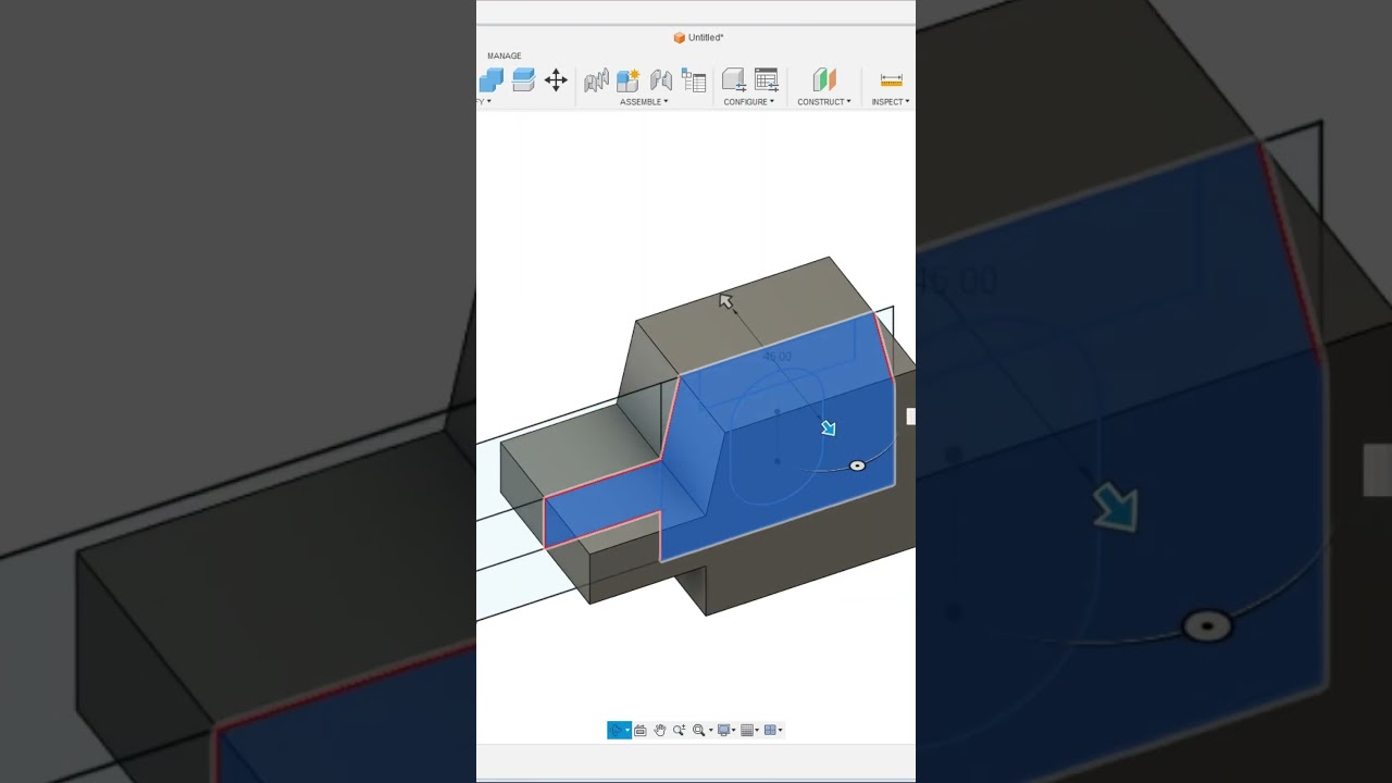 Fusion360 Part Modeling Tutorial-206. #design #3dmodeling #modelingtutorial #engineering#fusion360