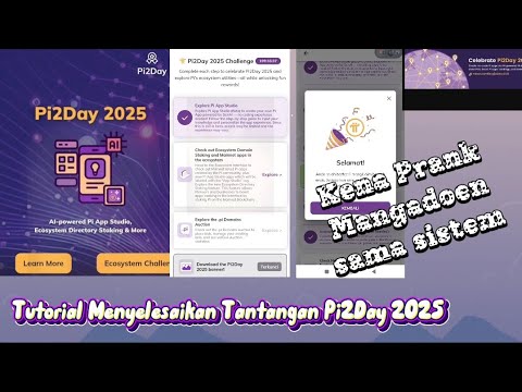 Drama Banget Challenge Pi2Day 2025‼️Mangadoen dibuat Lieur sama sistem 😵💫 tantangan pi2day kali ini