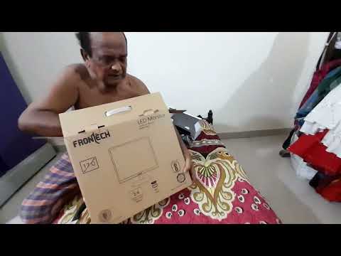 Frontech FT-1995 led Monitor vga and hdmi (17″ inch) Unboxing ...