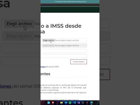 🔑 ¡Accede a IMSS IDSE sin complicaciones! #IMSSIDSE #tramites #imssdigital #efirma #imss