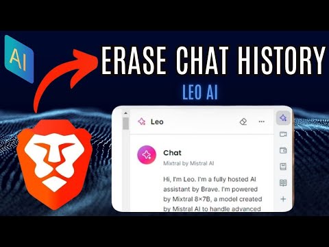How to Erase or Delete Conversation History in Leo AI on Brave Browser