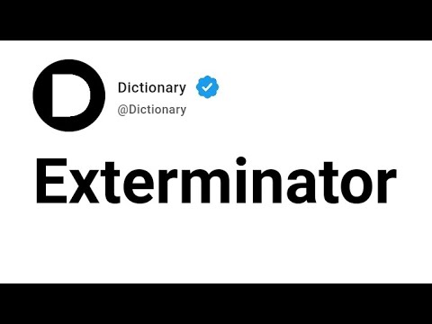 Exterminator Meaning In English
