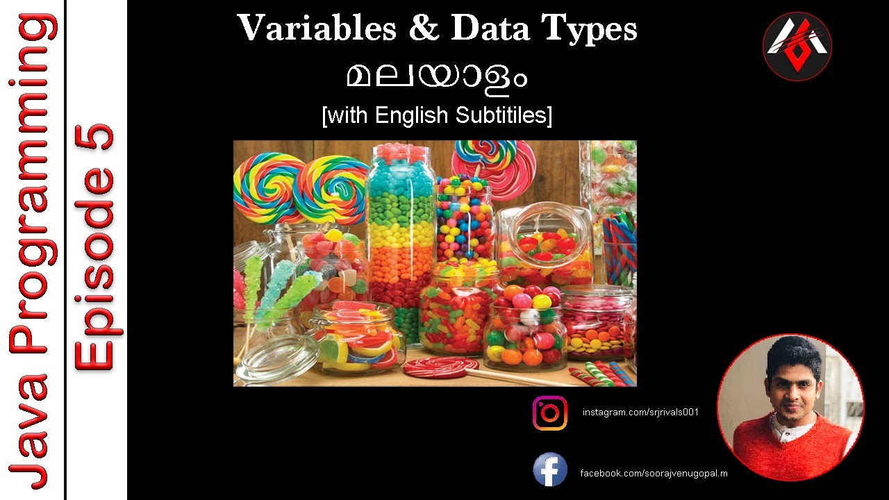 Variables & Data Types  - Java Programming Episode 5