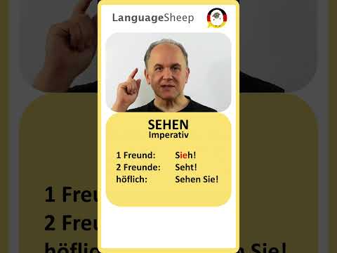 sehen (to see) - Konjugation und Aussprache - Alle Zeiten!
