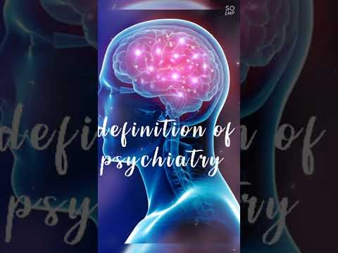 definition of psychiatry