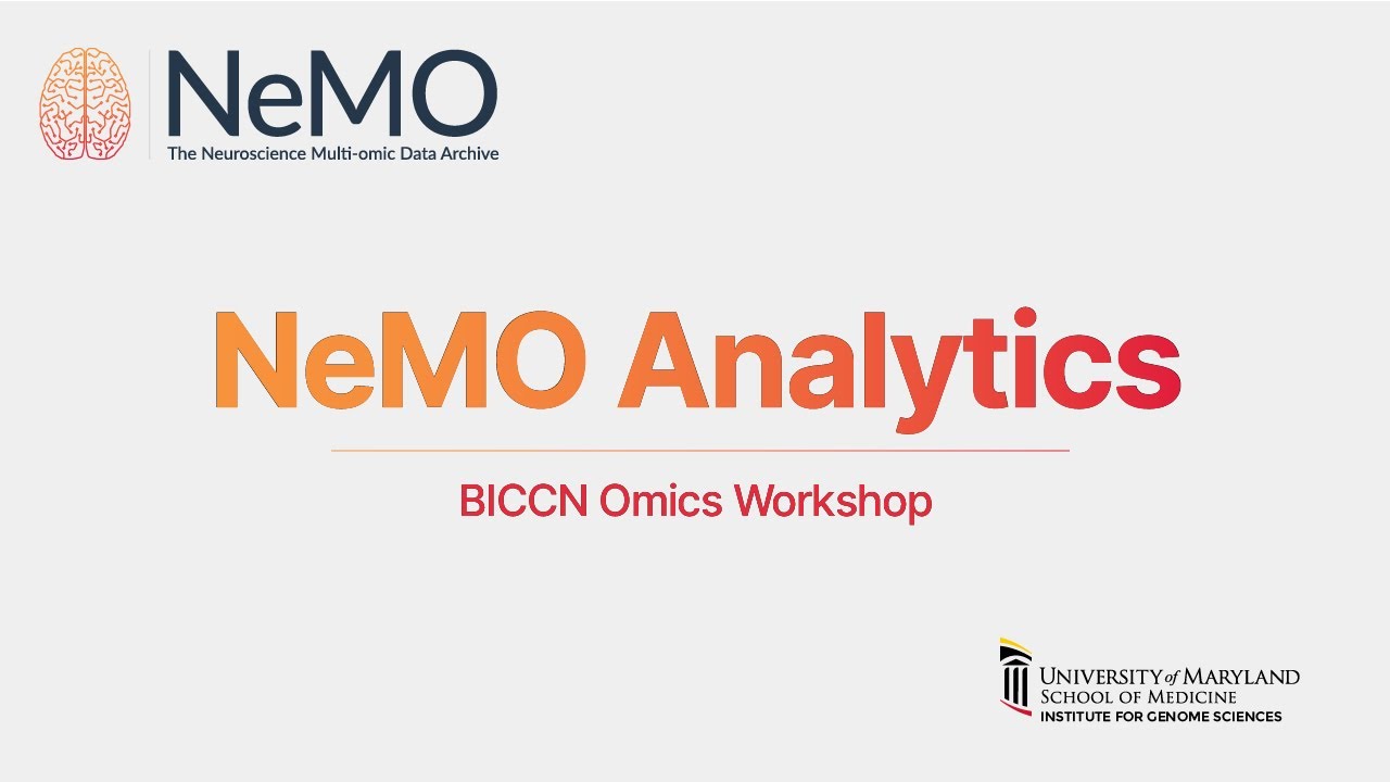 BICCN Workshop - NeMO Analytics