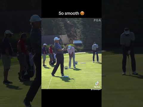 Ernie Els, Fred Couples and Vijay Singh on the range #tempotown #golf