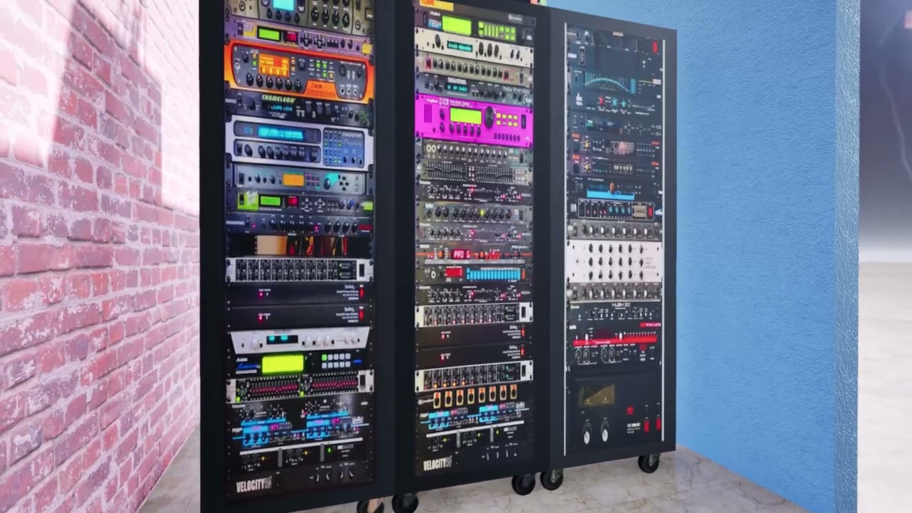AV Rack System Close Up