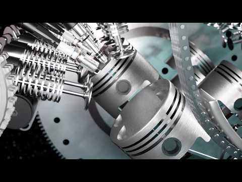 REALISTIC V8 CAR Engine in Blender!