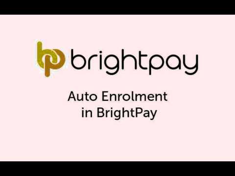BrightPay Payroll and Auto Enrolment Software - Demo