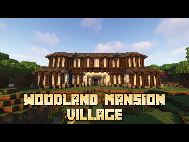 Woodland Mansion Villages Minecraft Data Pack