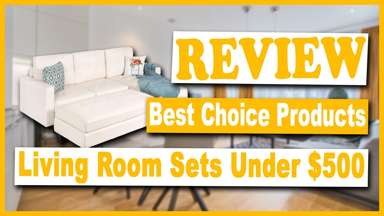 Best Choice Products Sectional Sofa Couch Sets Under $500 - Cheap Living Room Furniture Under 500