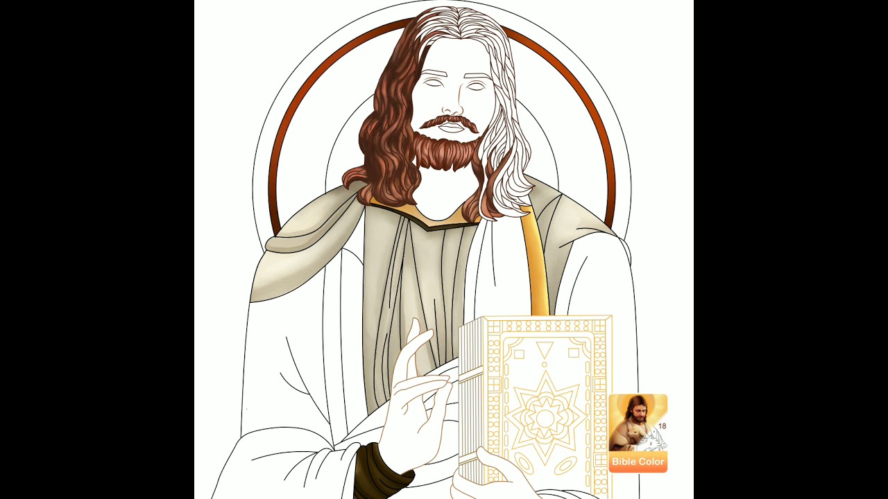 Coloring Jesus re-uploaded