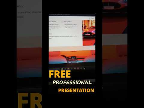 Create Professional Presentations with AI – For Free in 1 min ????! For students & Professionals