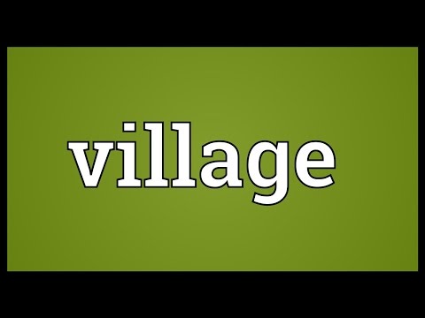 Village Meaning