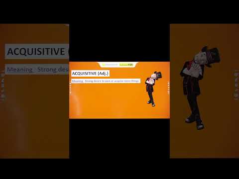 Meaning of the Word "ACQUISITIVE" | Antonyms / Synonyms | Improve Your Vocabulary | #englishlanguage