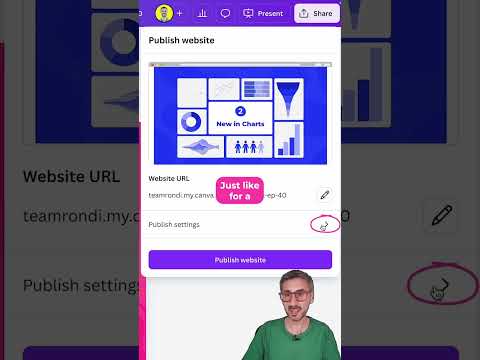 Turn your Presentation into a Website in Canva! [SO EASY!]