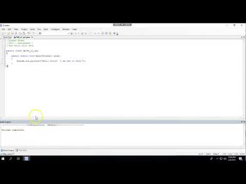 build(compile) and run a file in JCreator