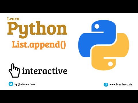 01.4 Add item to list - Python List Exercises Tutorial Interactive