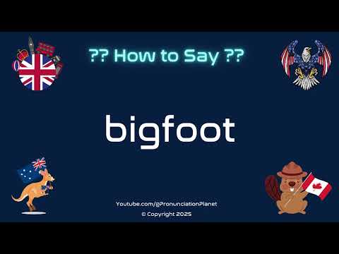 🦶🌲 How to Pronounce bigfoot? (CORRECTLY) | Pronunciation Planet