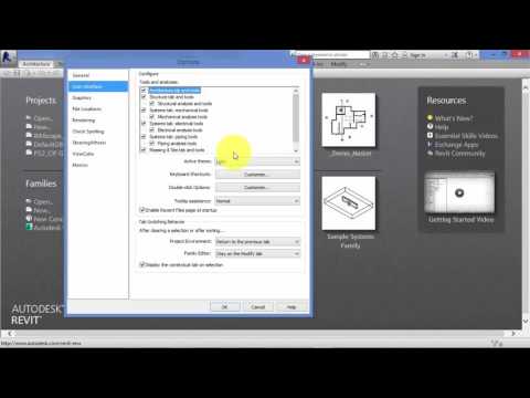 Module 2: Unit 1: Revit Architecture: The Launch Screen Video Lecture - Design Softwares