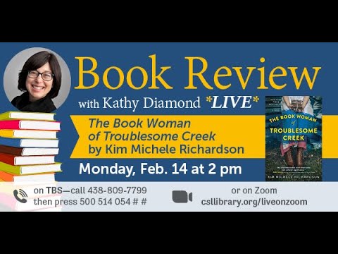Kathy Diamond Reviewing "The Book Woman of Troublesome Creek" by Kim Michele Richardson
