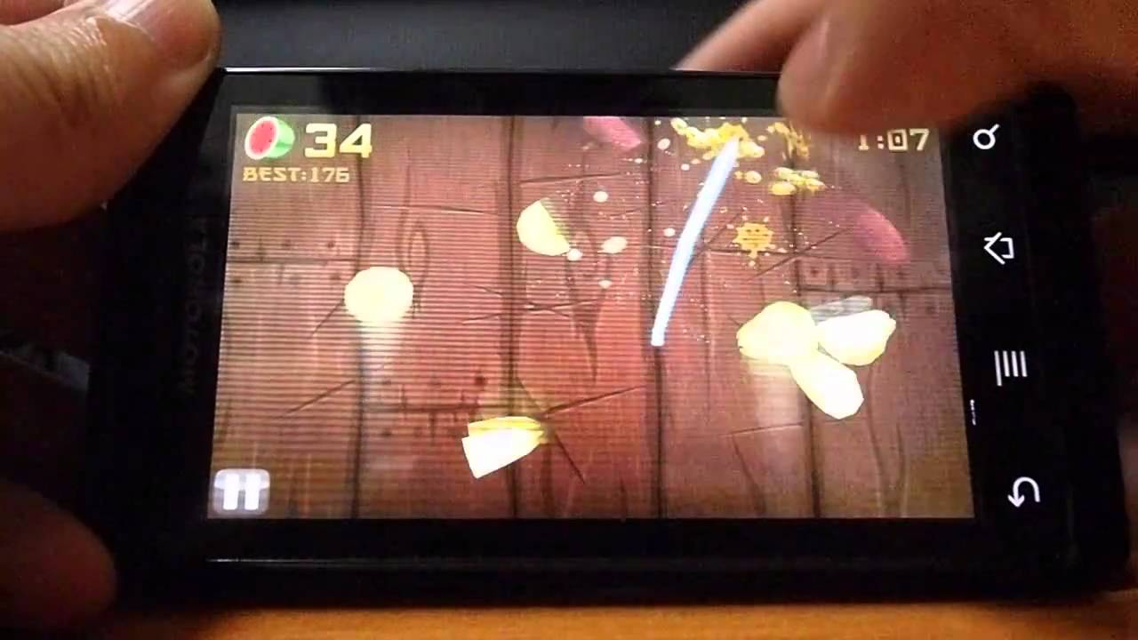 Fruit Ninja Android performance by my4keys