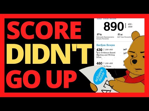 [August SAT] What To Do When Your Score Didn’t Go Up