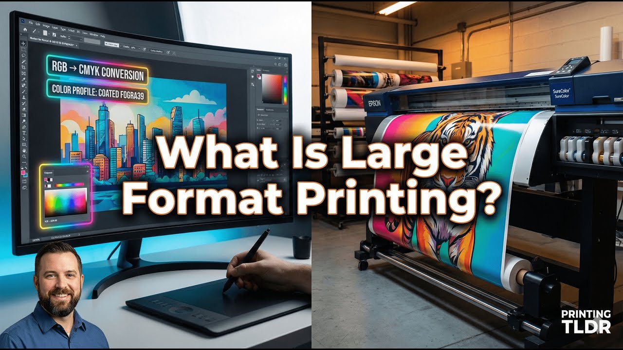 What Is Large Format Printing? Full Beginner Guide to Big Graphics, Materials & Workflow