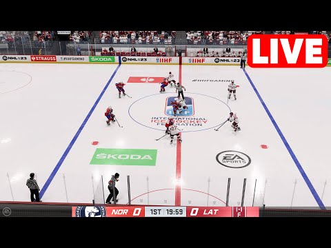 ICE HOCKEY LIVE🔴 Latvia vs Norway | 2023 IIHF World Championship - 17th May 2023 Full Match NHL 23