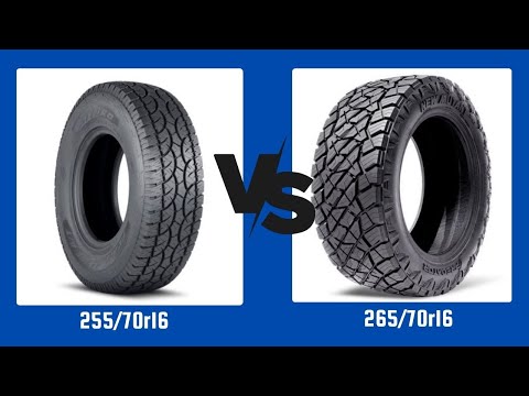Tire Size 255/70r16 vs 265/70r16