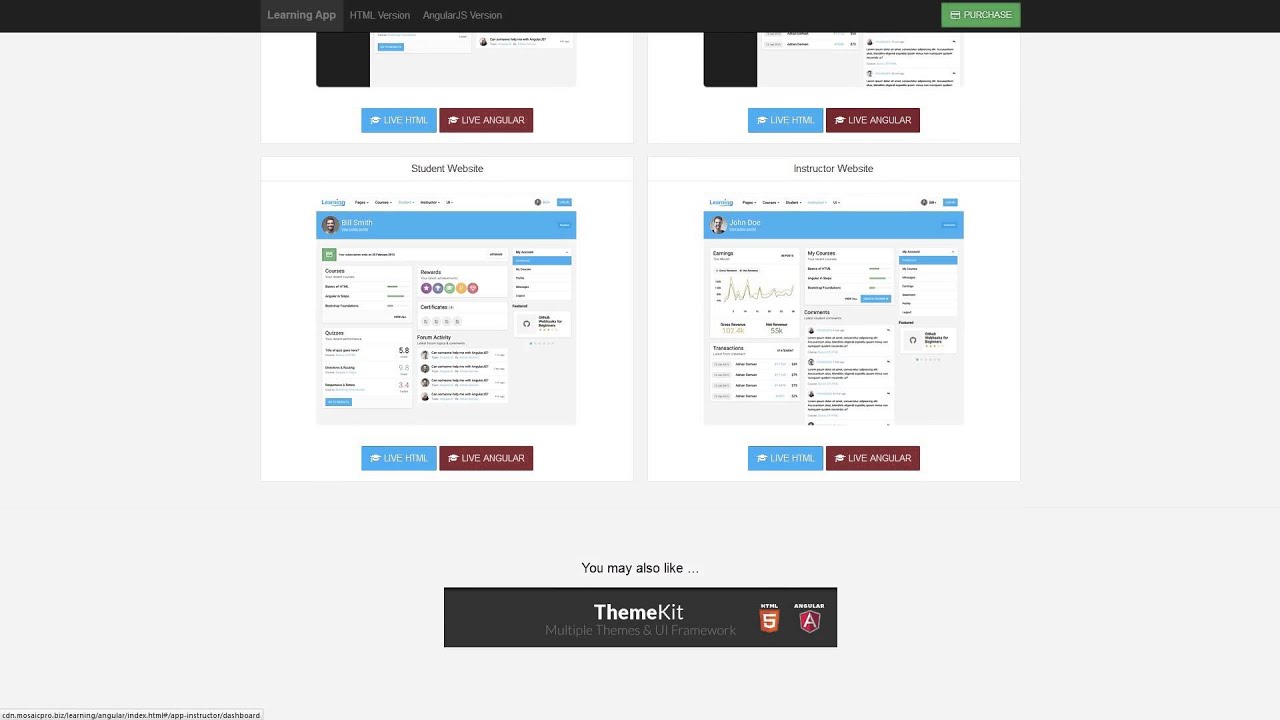 Learning App - Learning Management System Template