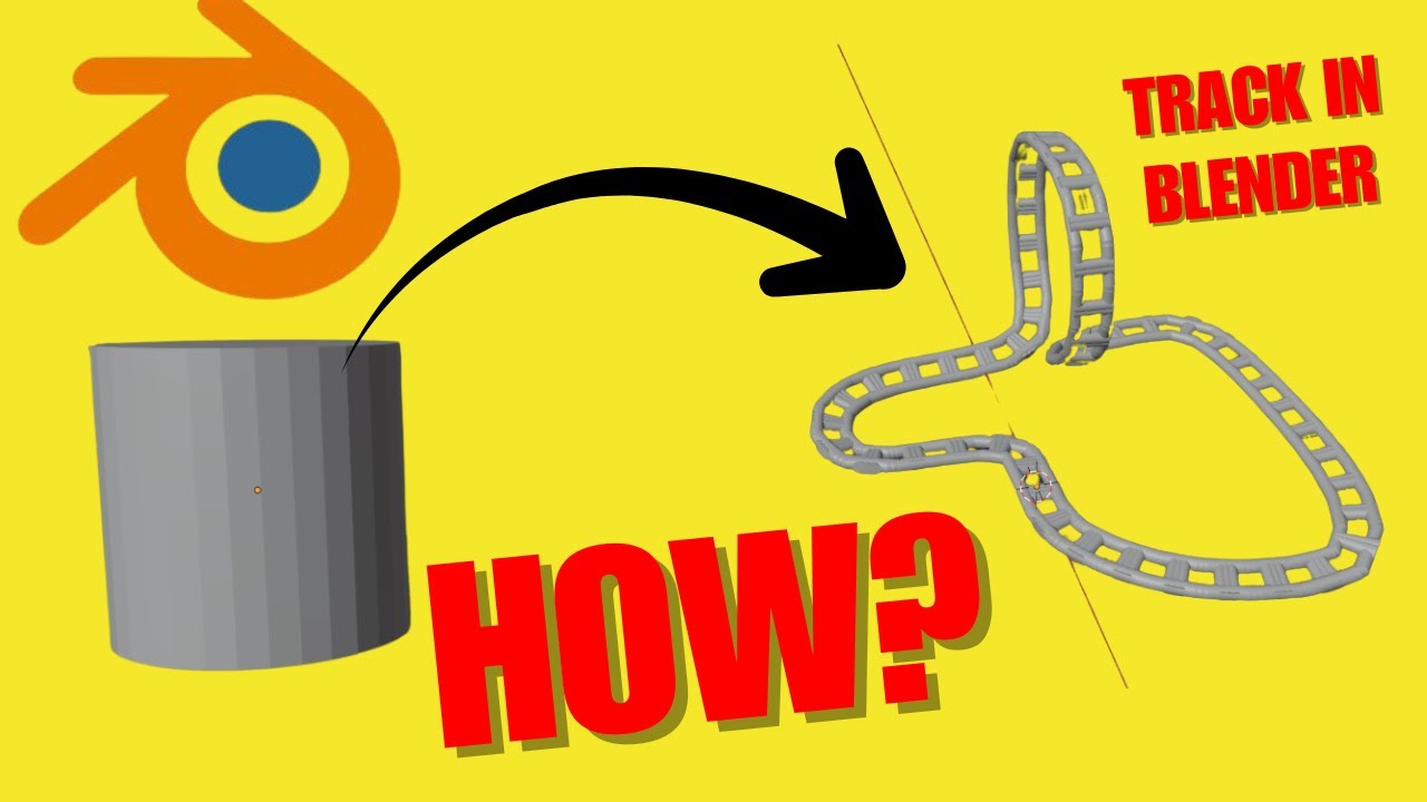 How to Model a Roller Coaster Track in Blender | Beginner Tutorial