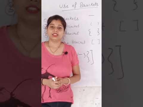 Use Of Brackets