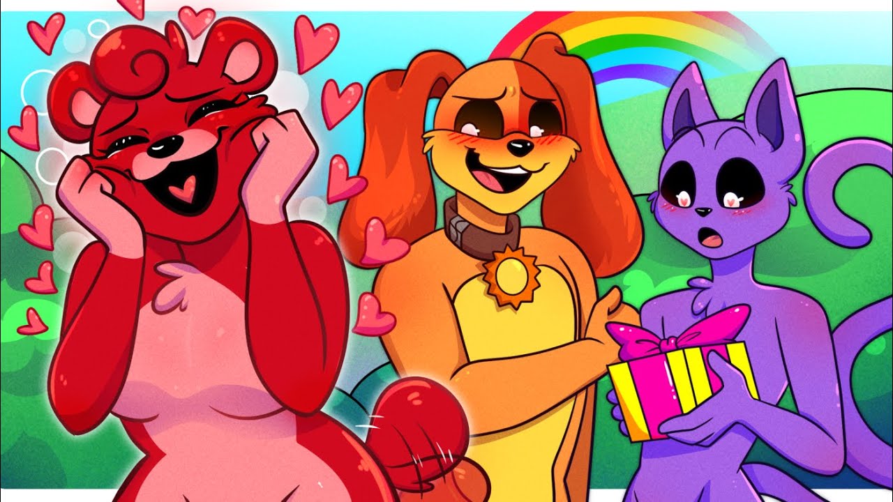 Bobby BearHug's FAVORITE SHIP Dogday X Catnap | Poppy Playtime Chapter 3┃Comic Dub
