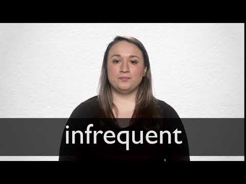 INFREQUENT definition and meaning | Collins English Dictionary