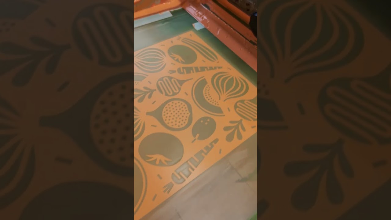 Screen Printing Fruit & Vegetables