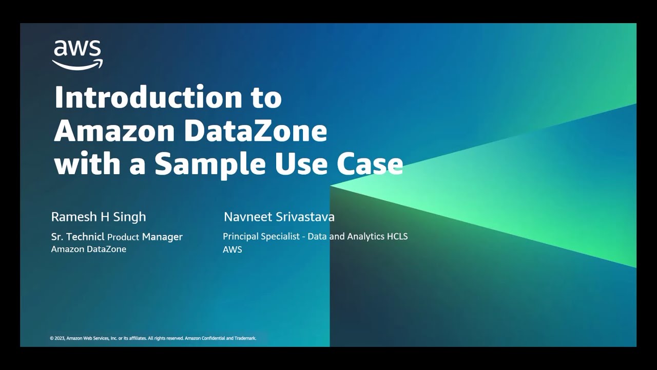 An End-to-End Use Case with Amazon DataZone | Amazon Web Services