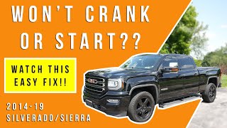 2016-2020 GM Truck & SUV Ignition Switch Guide: No-Start Problems ...