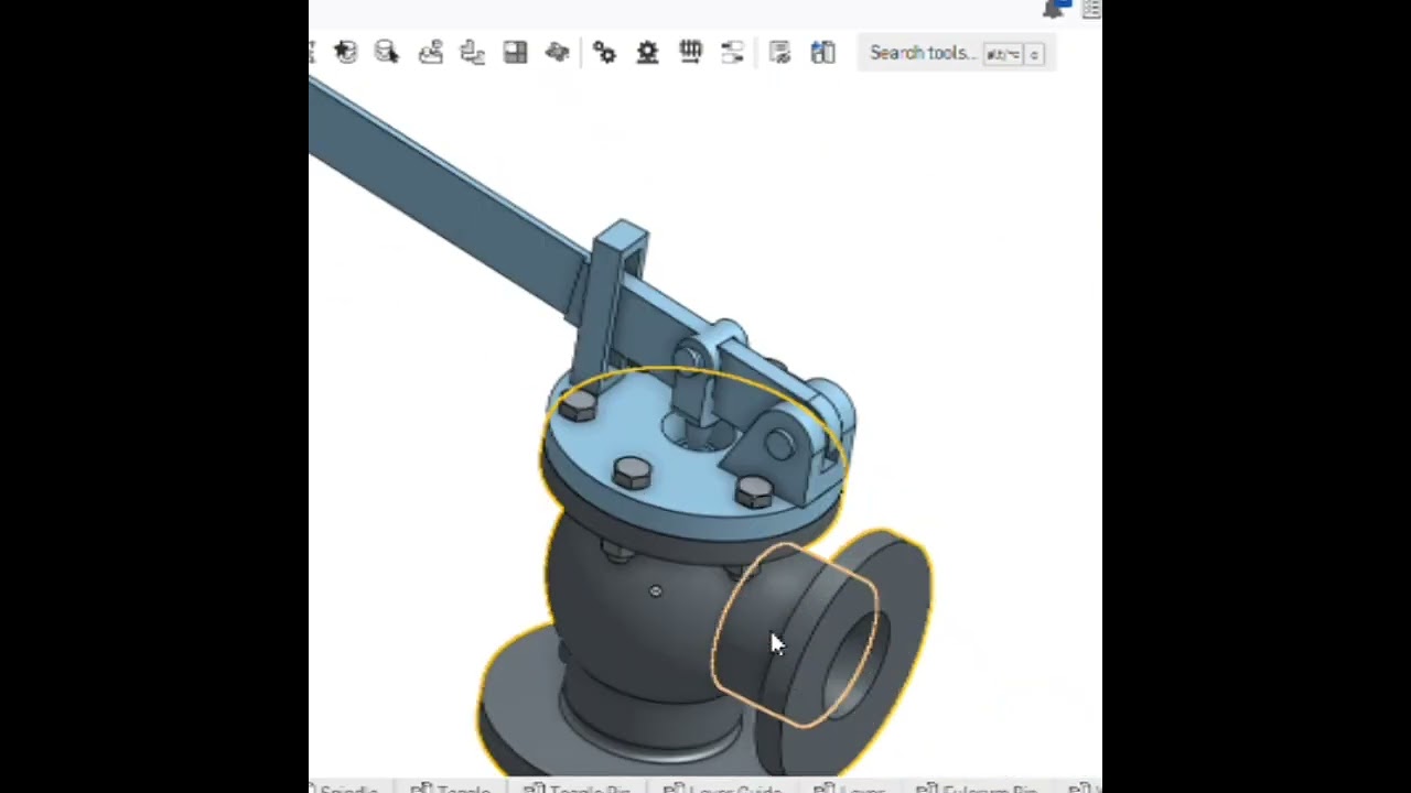 Lever Safety Valve Assembly on @OnshapeInc