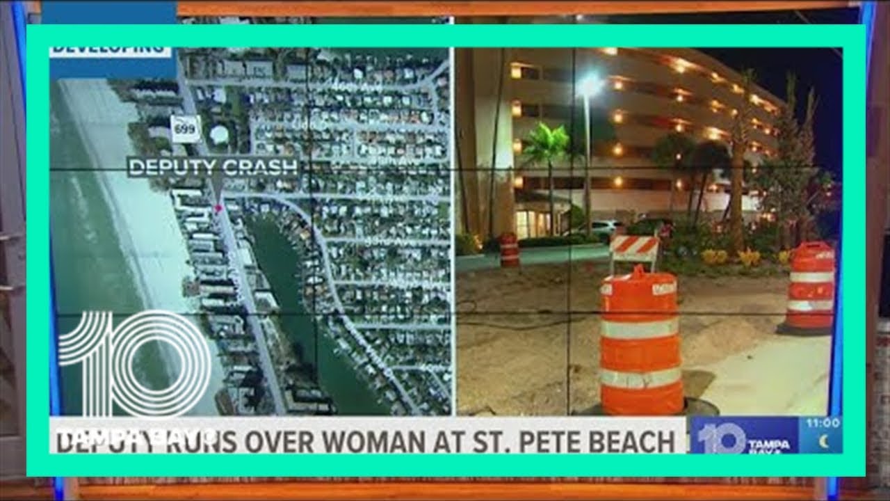 Pinellas deputy accidentally drives over woman lying in sand at St. Pete Beach