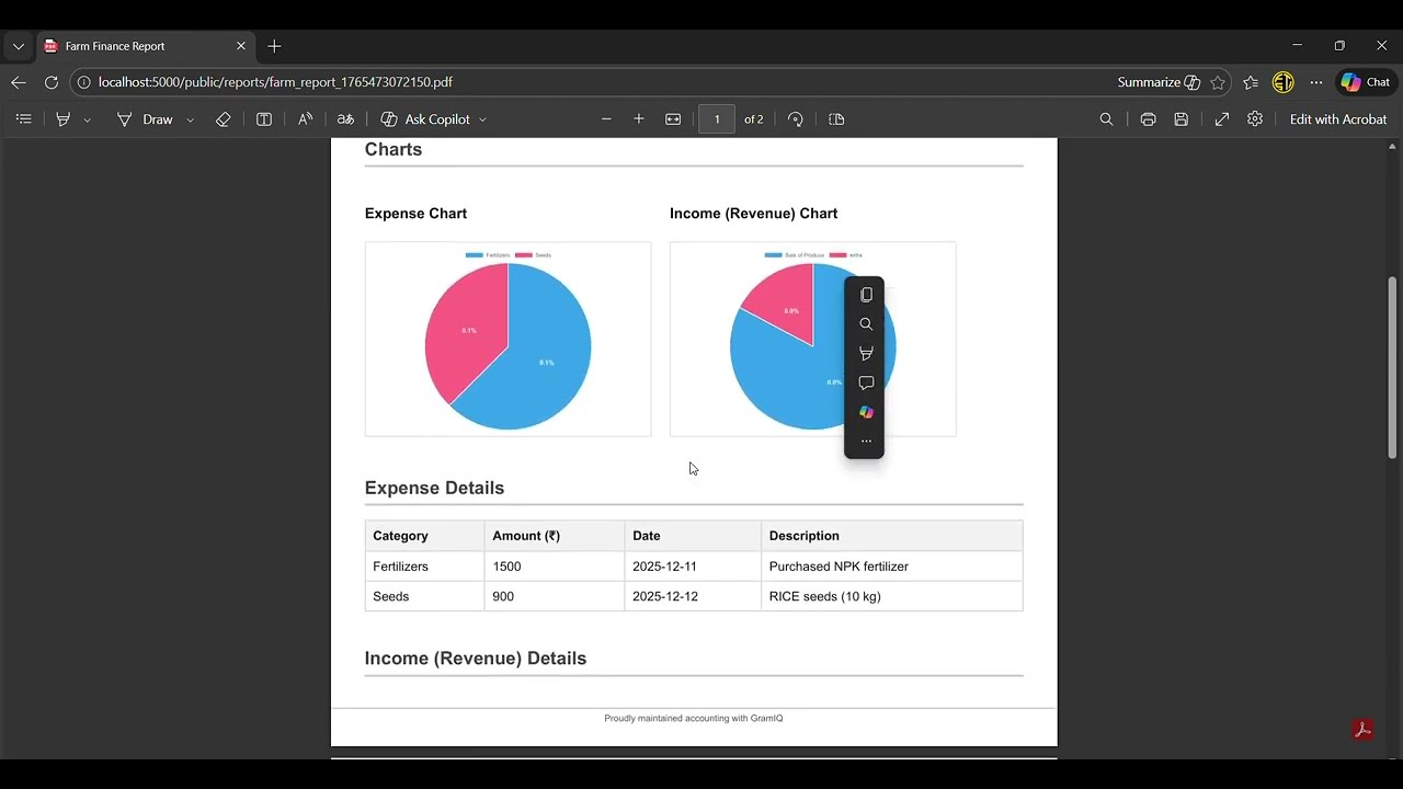 Farm Finance PDF App | Backend Developer Assignment | Complete Demo (Form + PDF + Download)