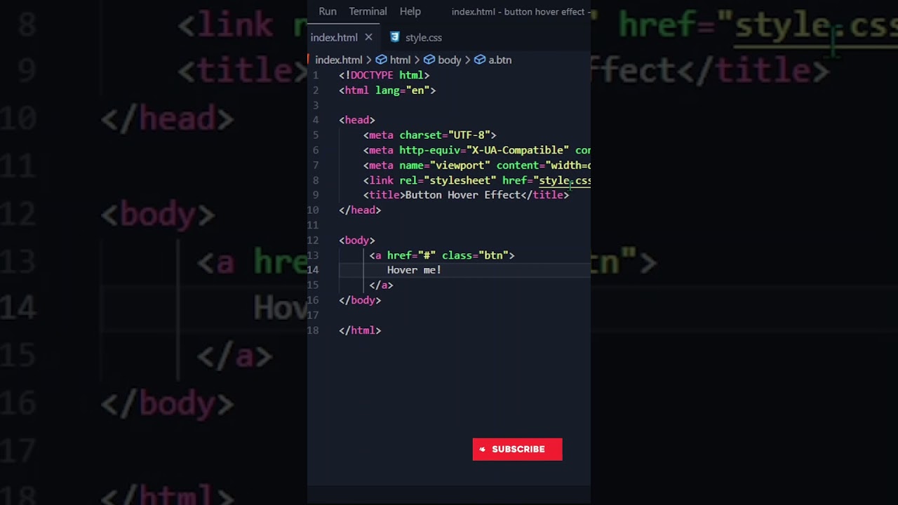 Awesome Button Hover Effect CSS  #shorts