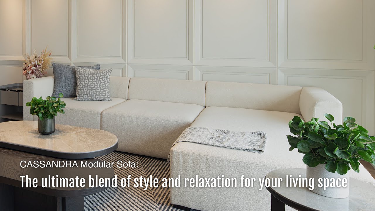 Cassandra Modular Sofa: Transform your living space into a haven of comfort and style!