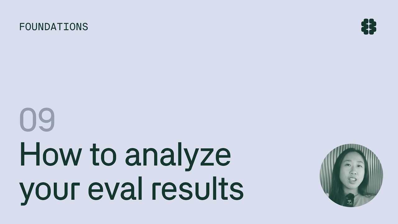 Evals Course: How to analyze your eval results