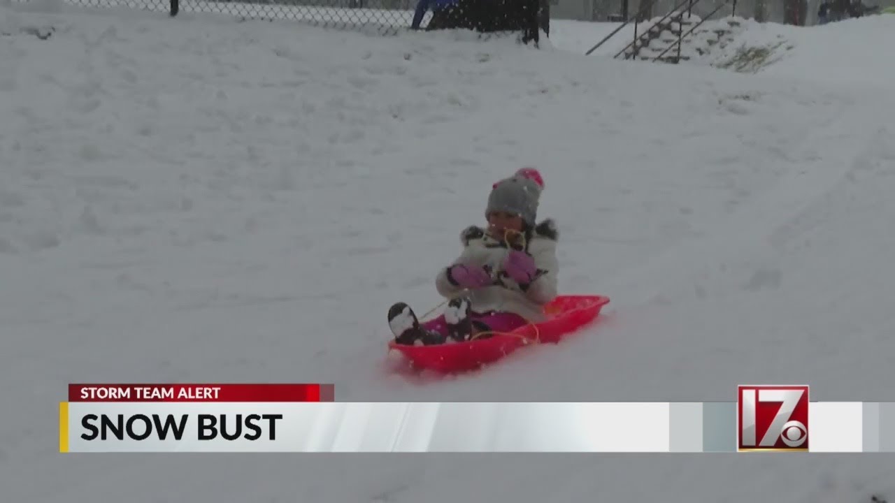 Heavy snowfall seen in NC mountains