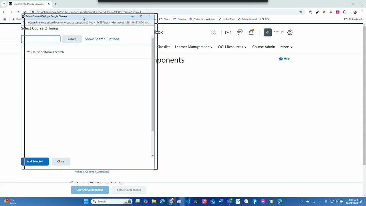 How to Copy Import an Entire Course in D2L