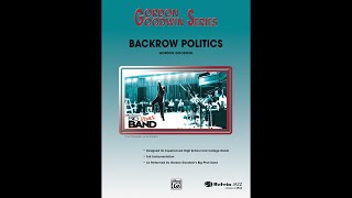 Backrow Politics: Jazz Ensemble Conductor Score & Parts: Gordon Goodwin | Sheet Music